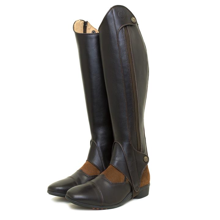 Premium Leather Half Chaps – Perfect Fit & Comfort | Bareback Footwear