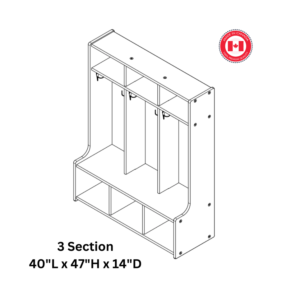 Coat Cubbies - 4 Sizes - The Montessori Room