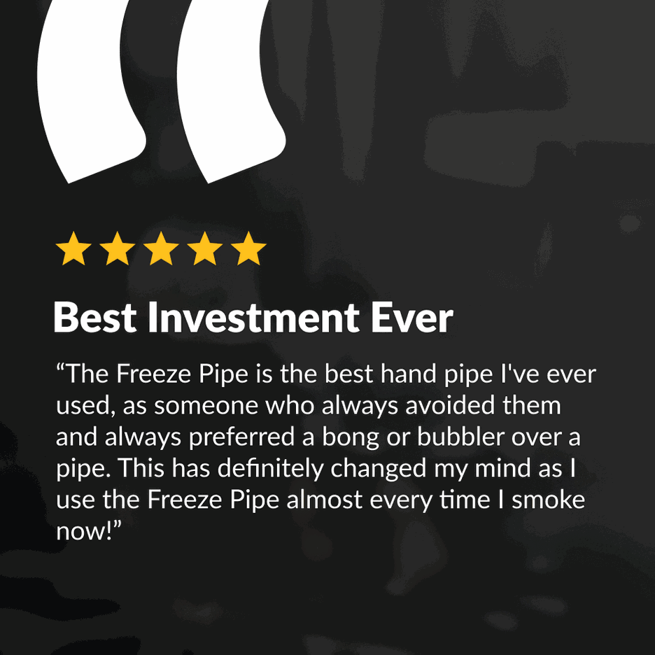 Glycerin Pipe | Freeze Pipe Spiral | Icy Puffs | Smooth Hits – The ...