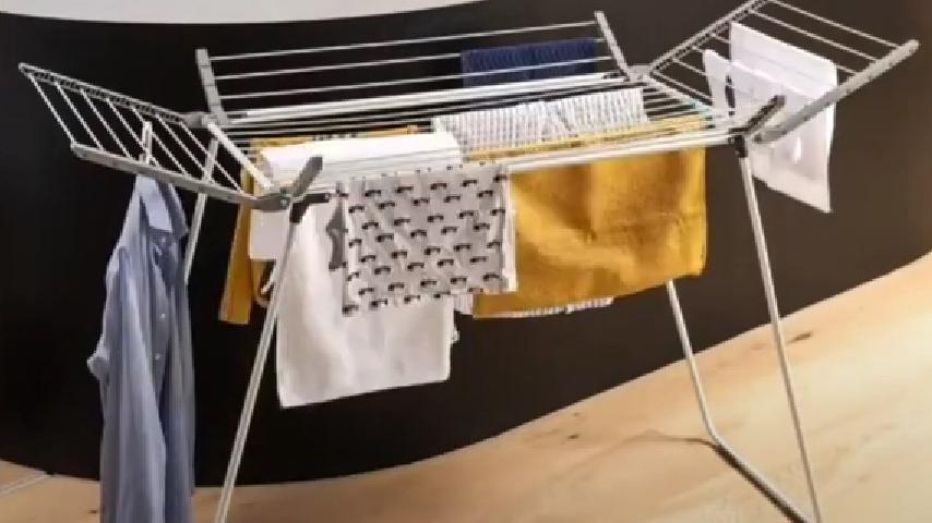 Hills Four Wing Expanding Clothes Airer Review: Perfect for Limited Dr ...