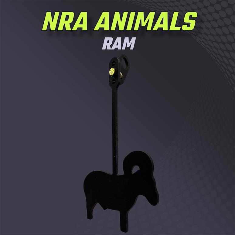 Spinning AR500 Shooting Targets - Steel NRA Animal Pack
