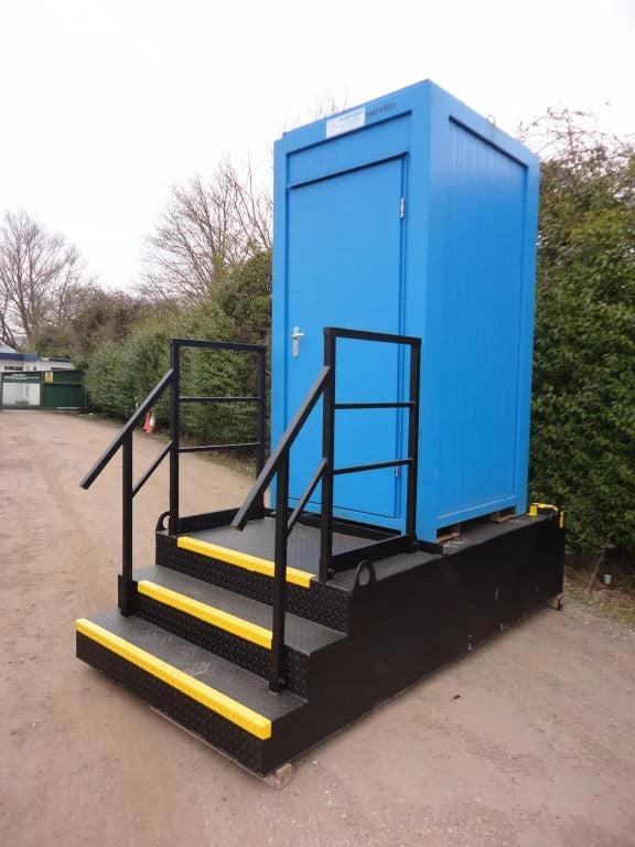 8X5 Ft Toilet Block & New Stepped Effluent Waste Tank | Brand New Toil