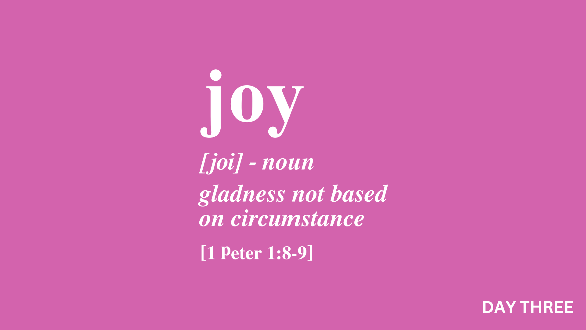 Joy Defined
