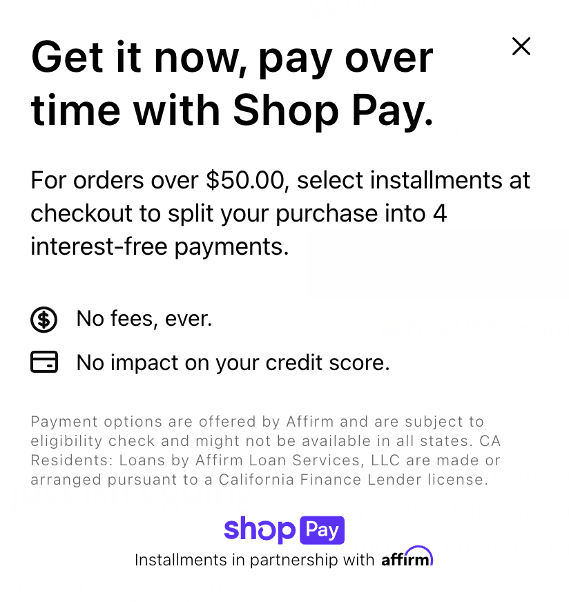 Buy Now Pay Later with Shop Pay Installments - Big Boy Bamboo