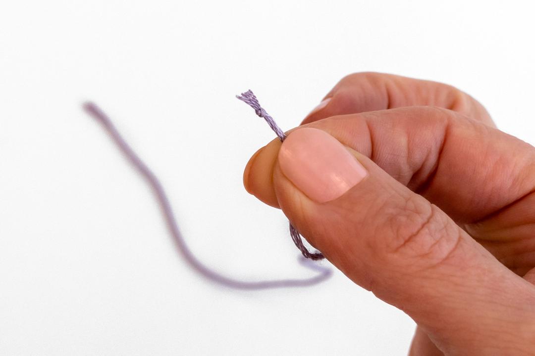 Using Knots to Start and End Threads - Learn This Modern Embroidery Te ...