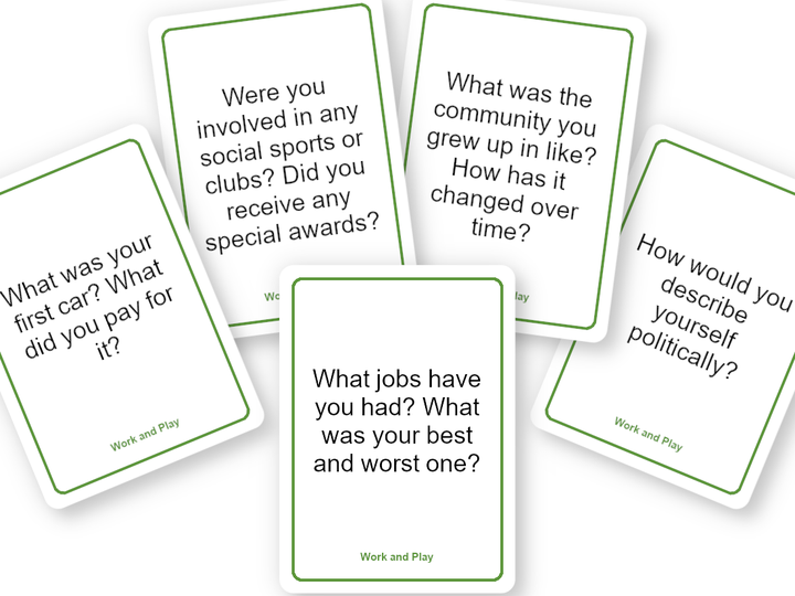 GENERATIONS Pack – Talking Point Cards