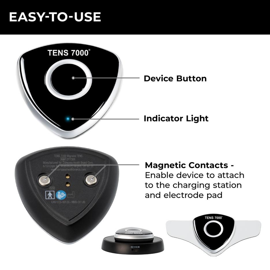TENS 7000 TENS Unit for Migraines and Headache Relief