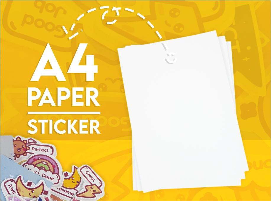 Ketahui 4 Jenis Kertas Stiker untuk Printer Kertas A4 – Fast Print ...