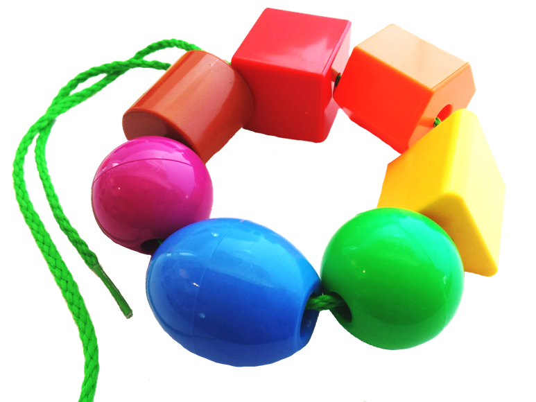 Lacing & Stringing Beads for Beginners, Toddler and Jumbo Stringing ...