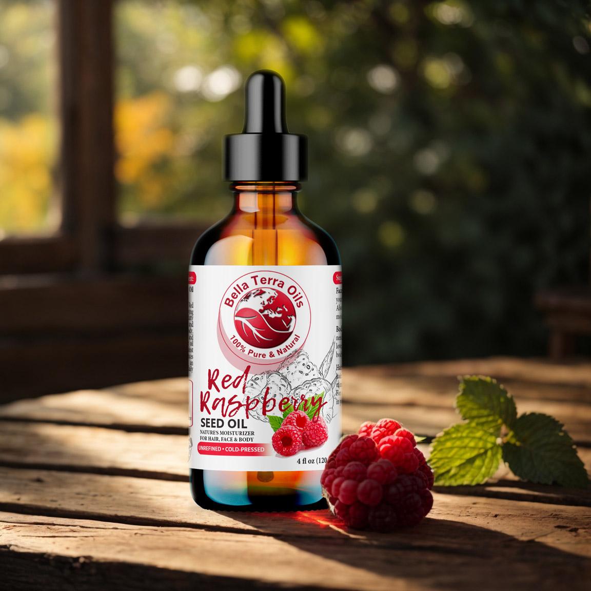 Red Raspberry Seed Oil - Natural Oils for Daily Skincare