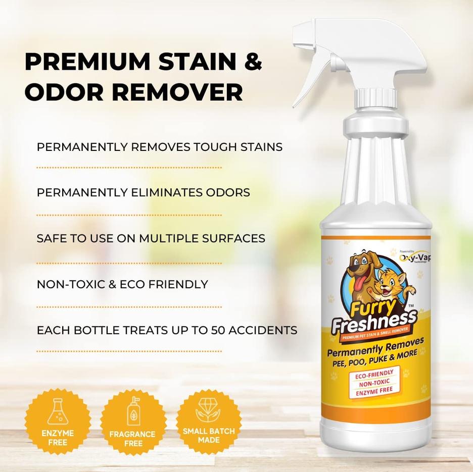 FurryFreshness Pet Stain & Odor Remover (Multiple Sizes ...