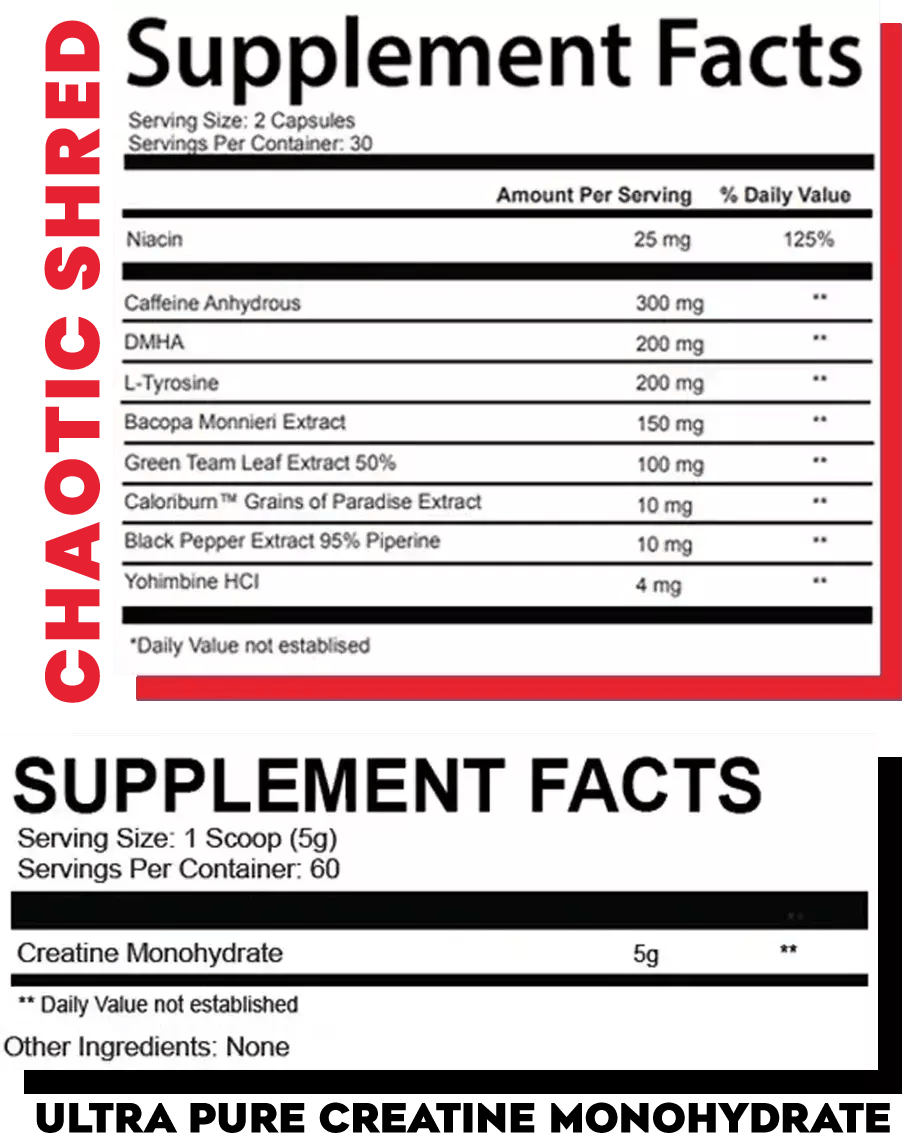 CREATINE THERMOGENIC STACK – Mad House Innovations