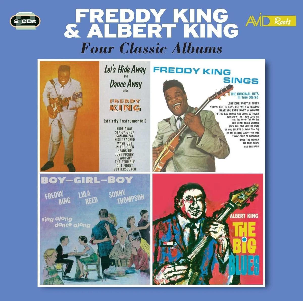 Freddy King & Albert King - Four Classic Albums - 2 CD Set
