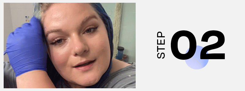 Watch: Vibrant Blue Saves the Hair Day – Overtone Color