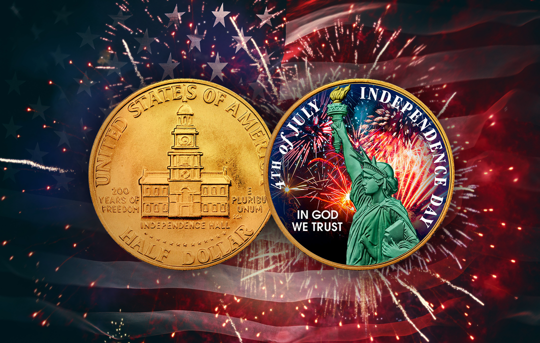 4th of July JFK Coin