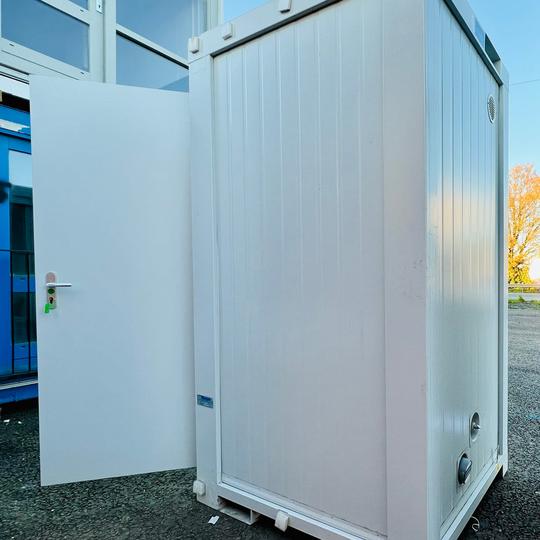 New Single Toilet Block | 5x5ft | WC | Containex Toilet Blocks | Light