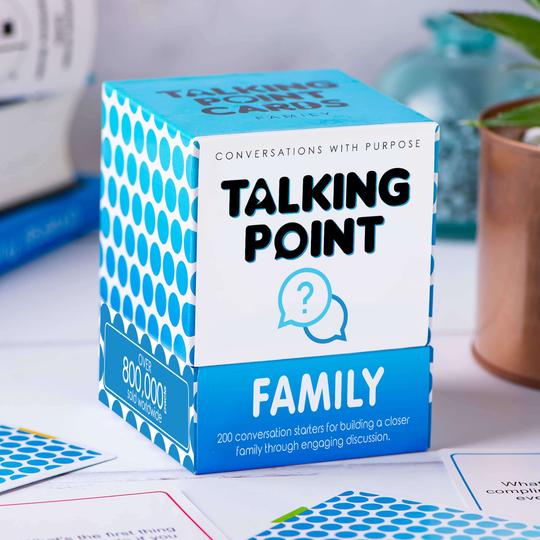 Family Dinner Conversation Starters | Family Conversation Cards ...