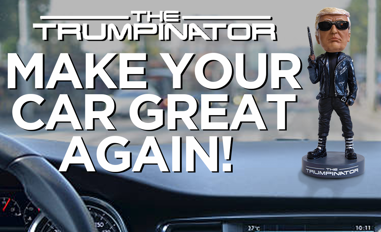 Trumpinator Bobblehead - Car Dashboard