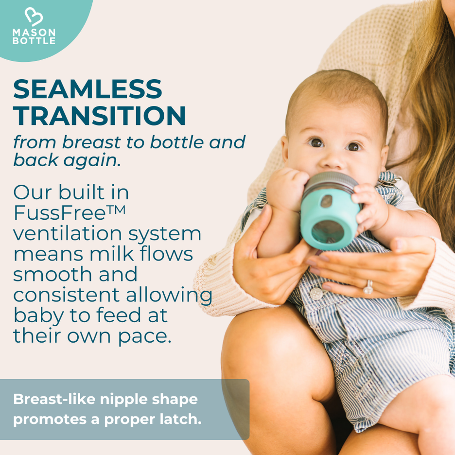 Healthy Baby Starter Set – Mason Bottle
