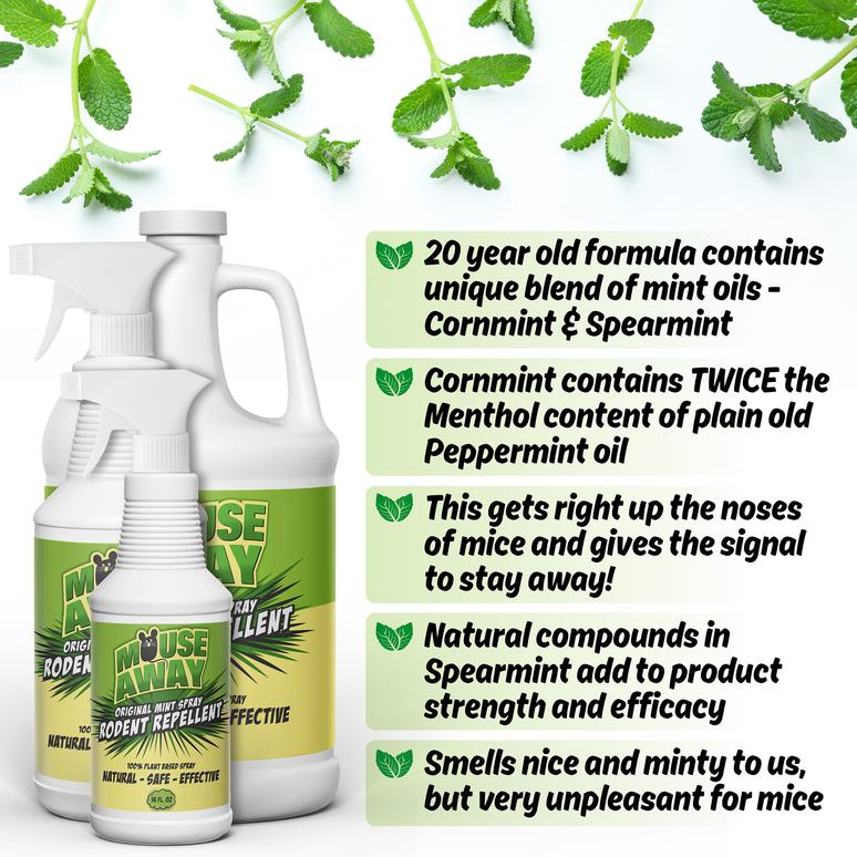 Mouse Away Rodent Repellent Solutions - Safe, Effective, No Poison