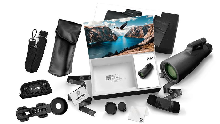 Python 12x52 Range Master™ Ultra HD Monocular Telescope – PYTHON OPTIC