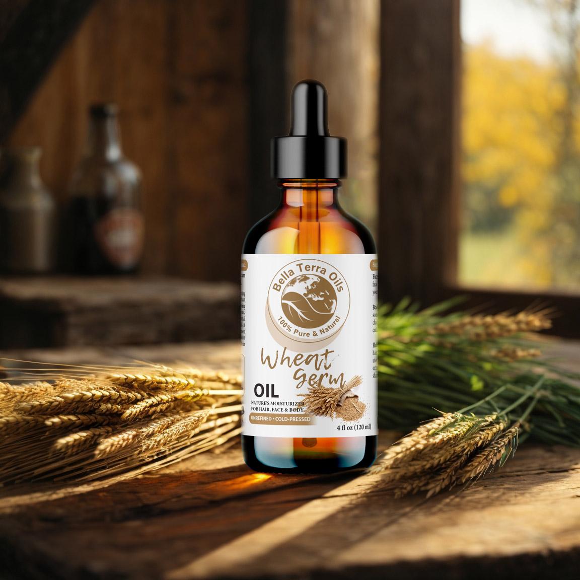 Organic Wheat Germ Oil - Nourishing Natural Oils for Skin