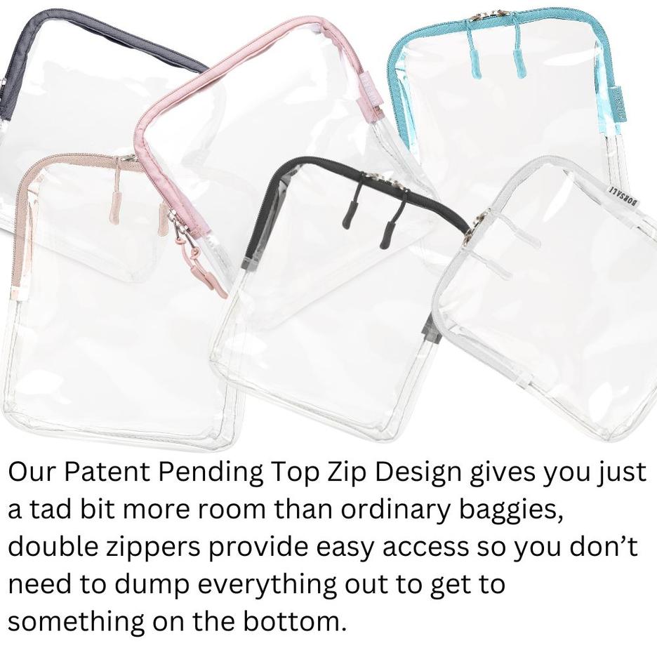 Clear Quart Size Bag -TSA Approved (2024)