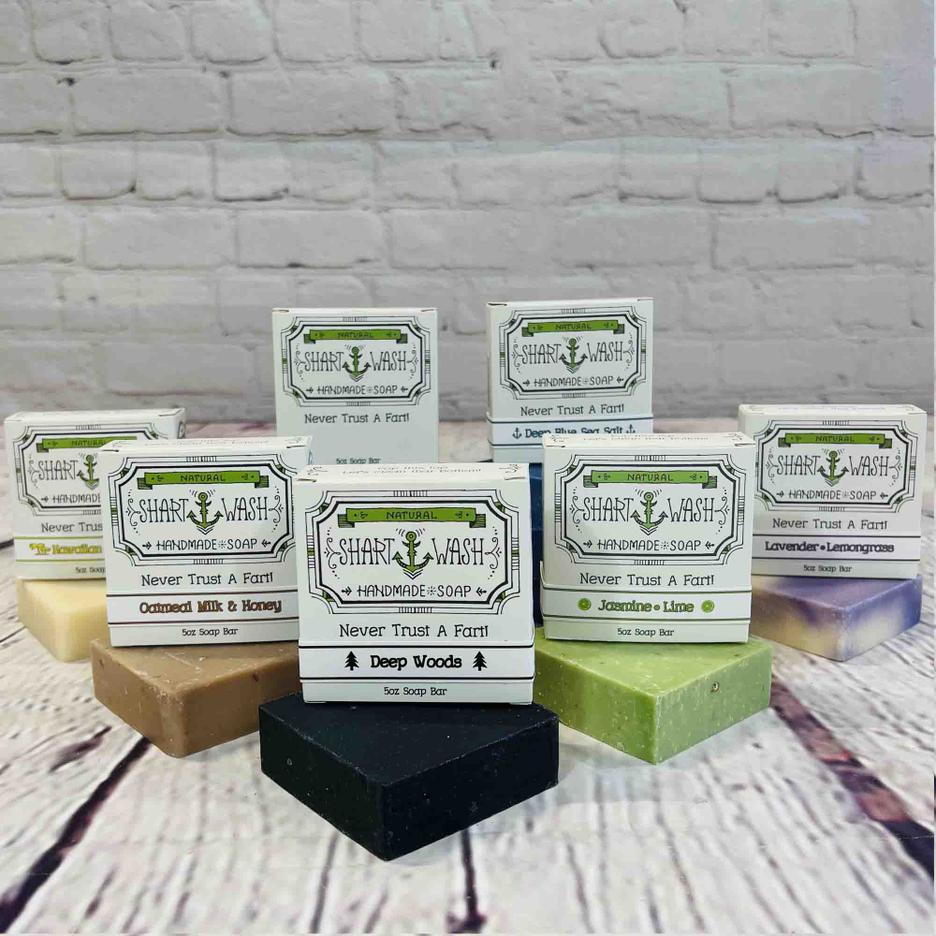 Shart Wash Handmade Soap Starter Bundle - 7 Bar Pack – Dutch Oven Kits