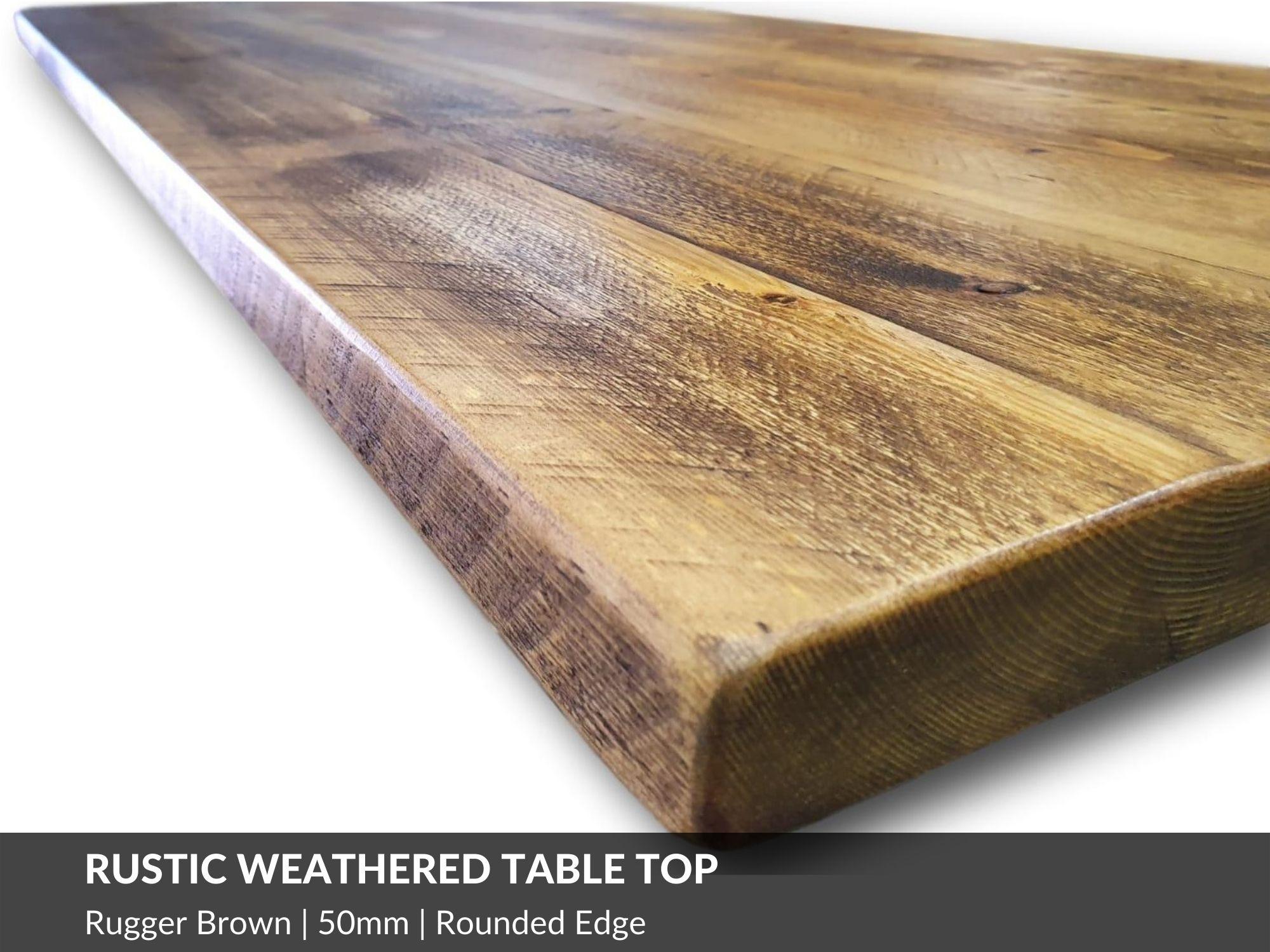 Rustic Weathered Table Top | Made to Measure | Acumen Collection