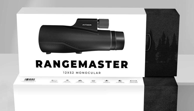 Python 12x52 Range Master Ultra HD Monocular