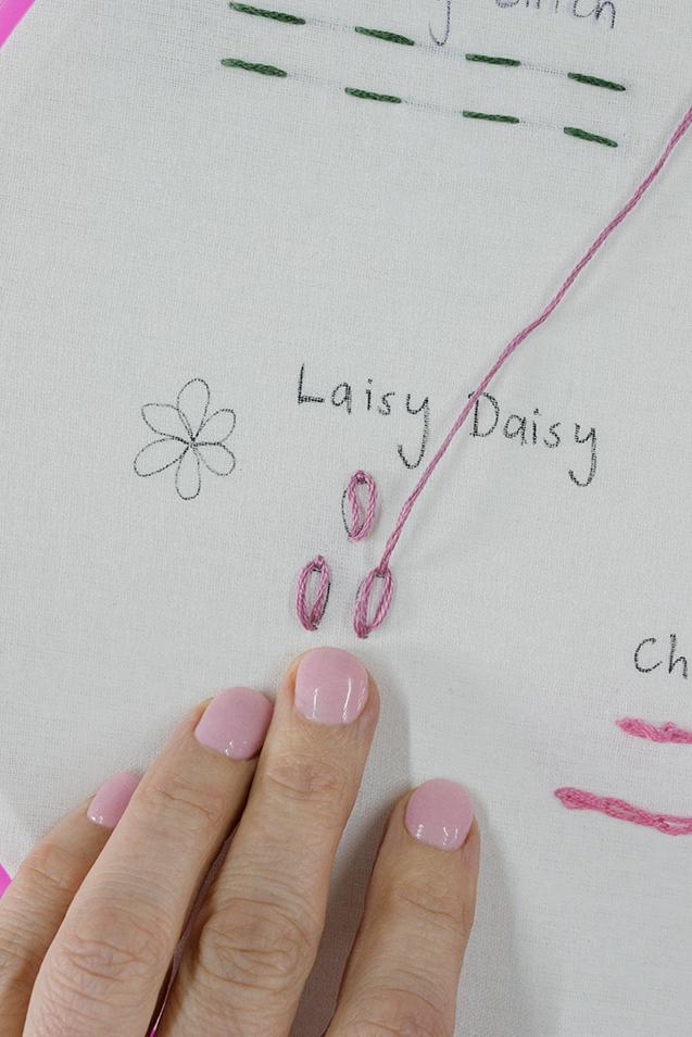 Lazy Daisy - Learn How to Do This Modern Embroidery Technique - Clever ...