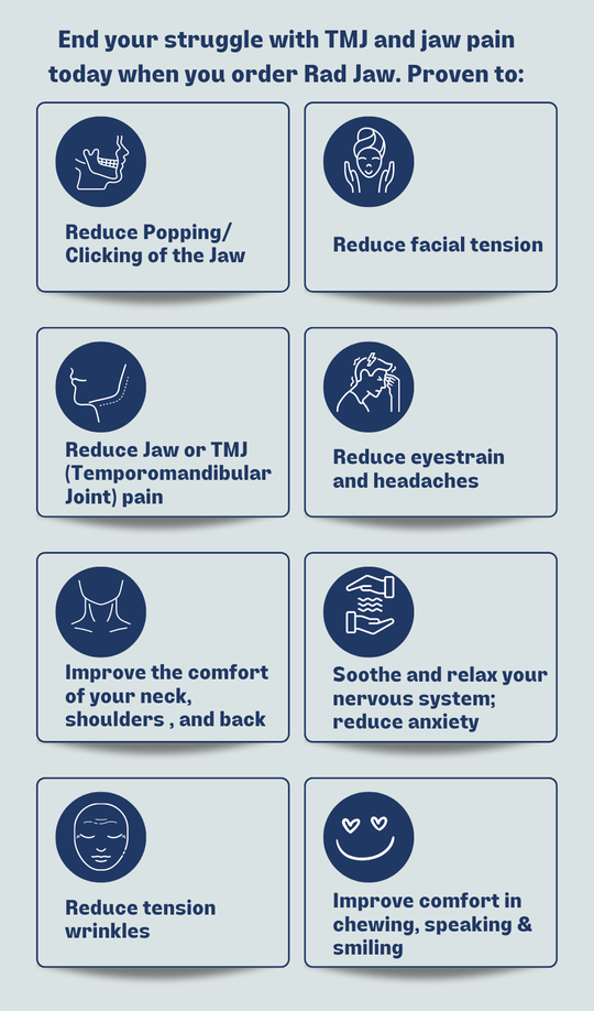 Reduce Jaw Pain with Rad Jaw All Natural Supplement | Rad Health Inc