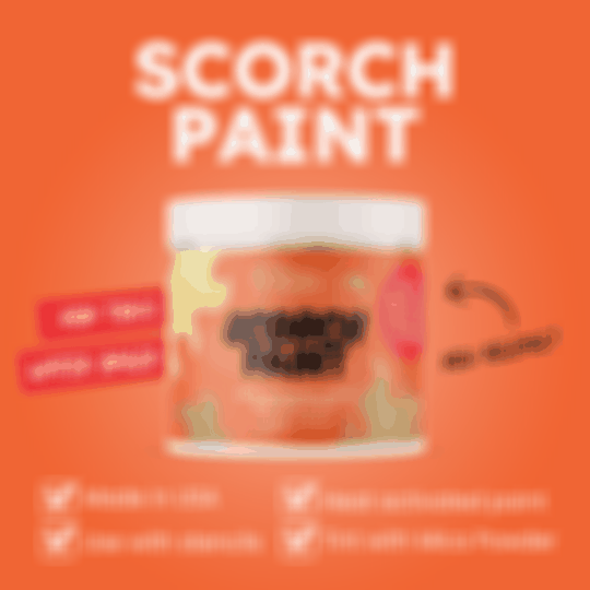 Scorch Paint - Heat Activated Craft Paint That Burns - Scorch Marker