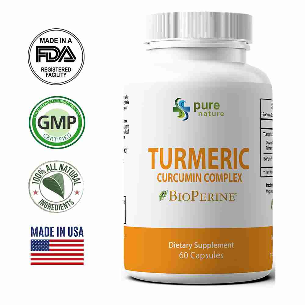 PureNature Turmeric Curcumin - #1 Rated with BioPerine