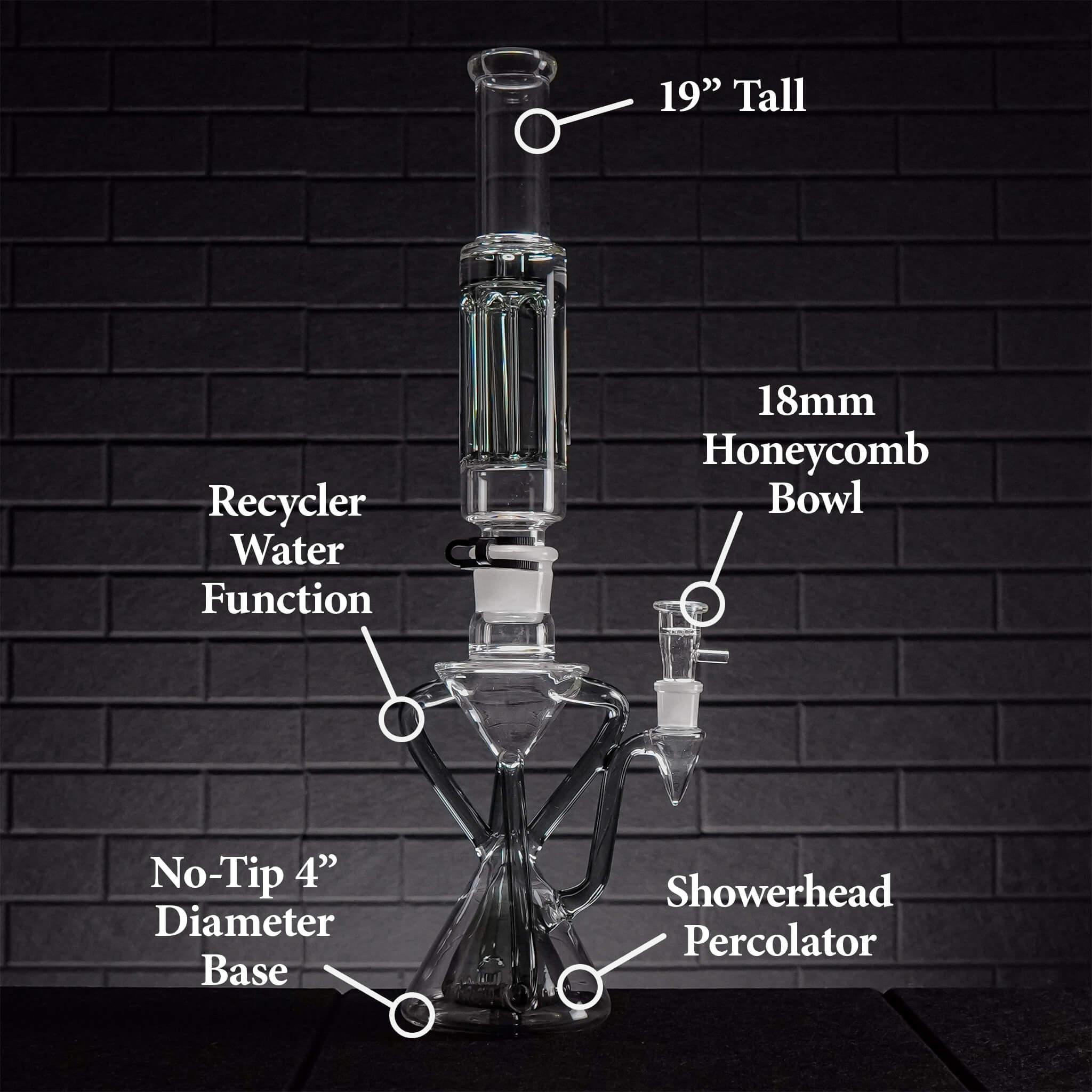 Recycler Bong Pro – The Freeze Pipe