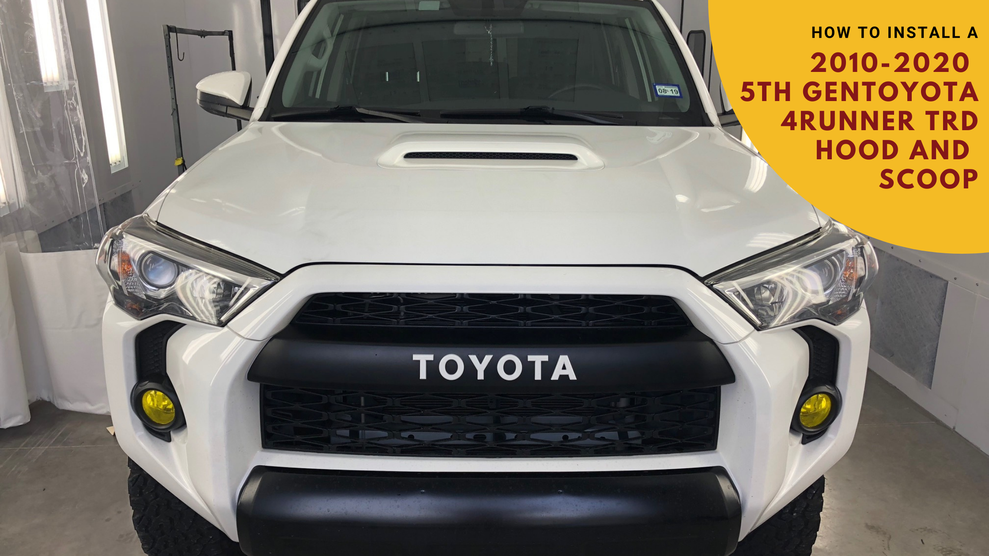 How to Install a 2010 to 2020 5th Gen Toyota 4Runner TRD Hood With Hoo