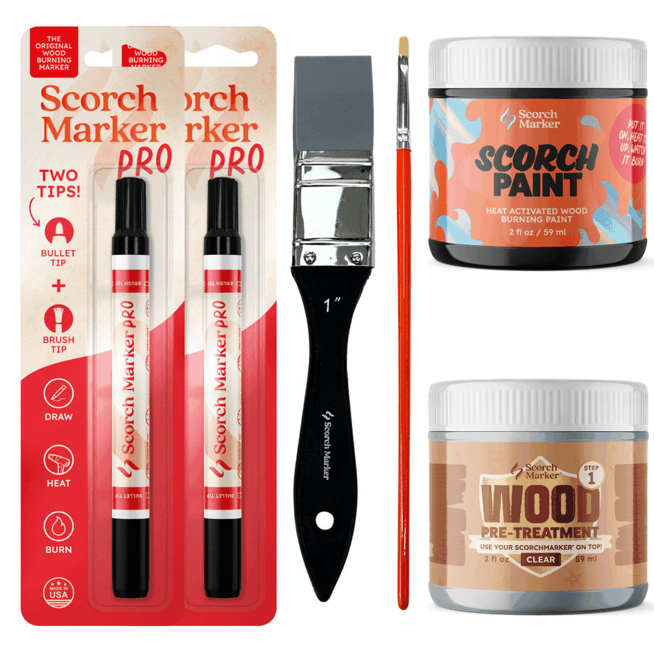 Intermediate Bundle | Heat Activated Wood Burning Craft Bundle - Scorch Marker