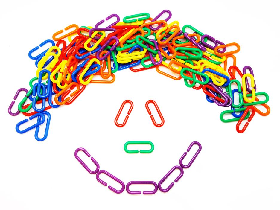 120 Rainbow Math Links With Tote, Math Linking Toys for Toddlers – Skoolzy