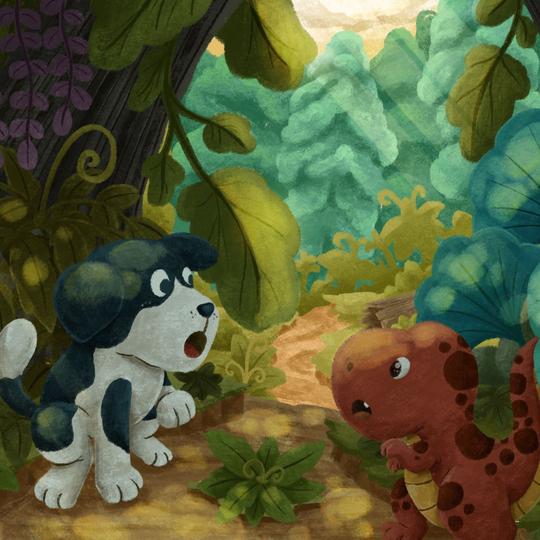 The Adventures of Cranpup: The Cranasaurus & The T-Rex