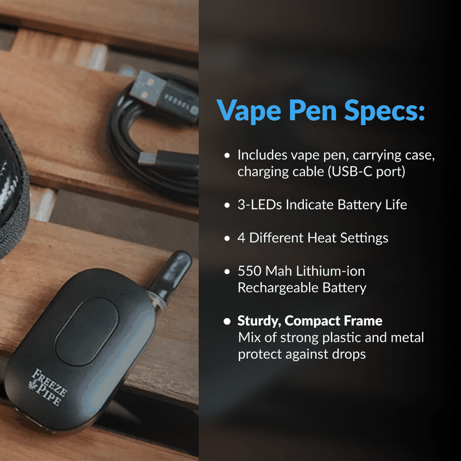 Vessel Compass Vape Pen | Smoke-Cooling Bundle | Smooth Hits – The ...