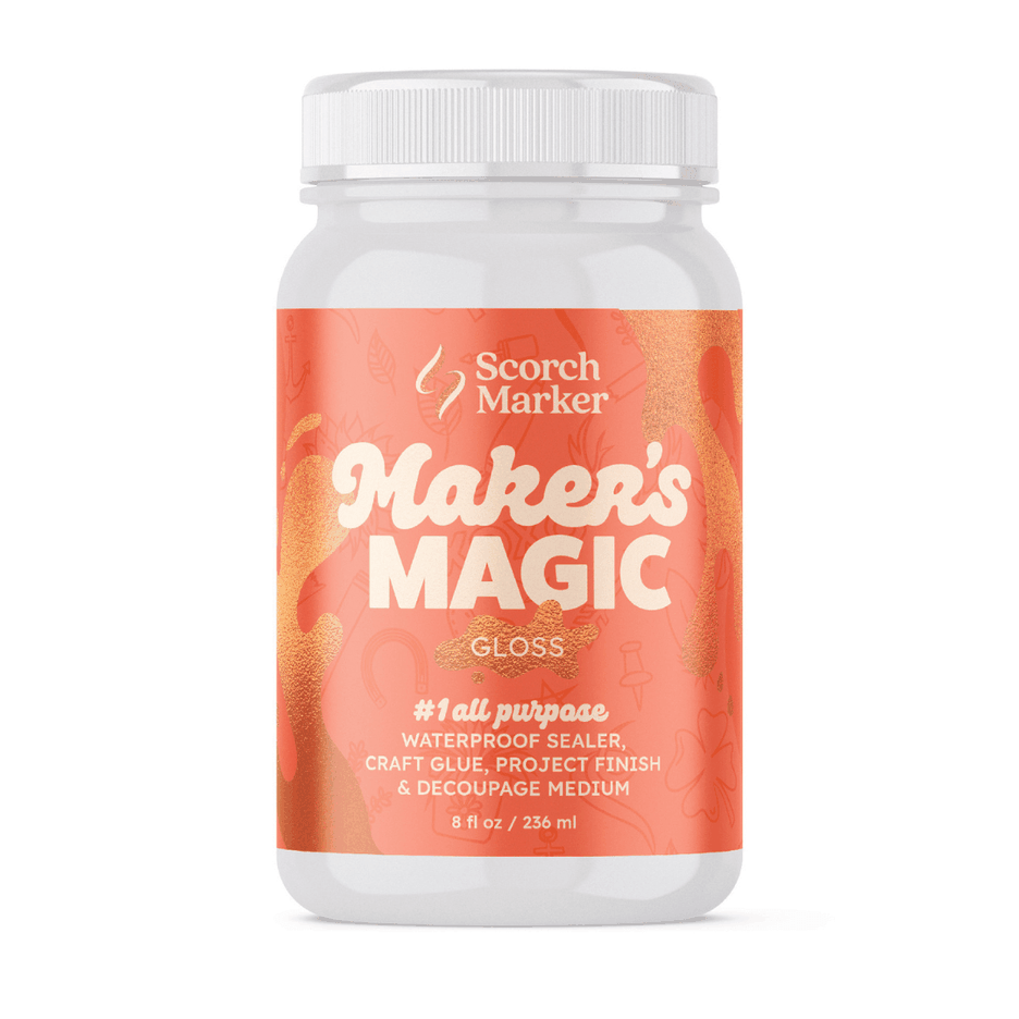 Maker's Magic Gloss - #1 Craft Glue, Waterproof Sealer, & Project ...