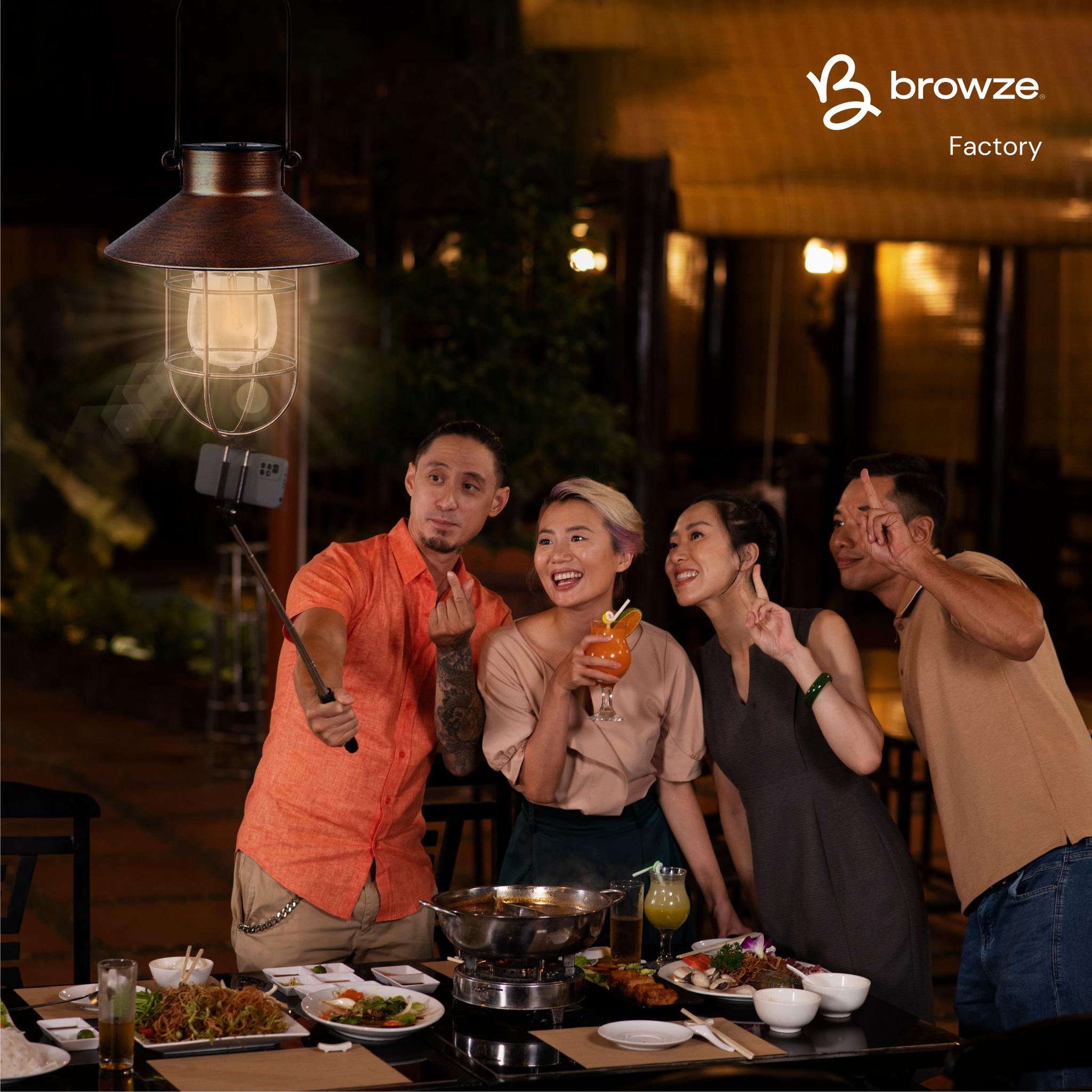 Set of 2 Tungsten Lights with Shepherd's Hook | Browze