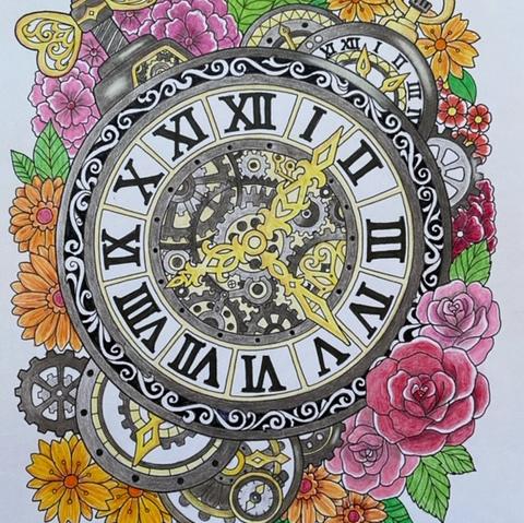 Freebie Friday 06-05-20 Free Colorful World of Steampunk Drawing