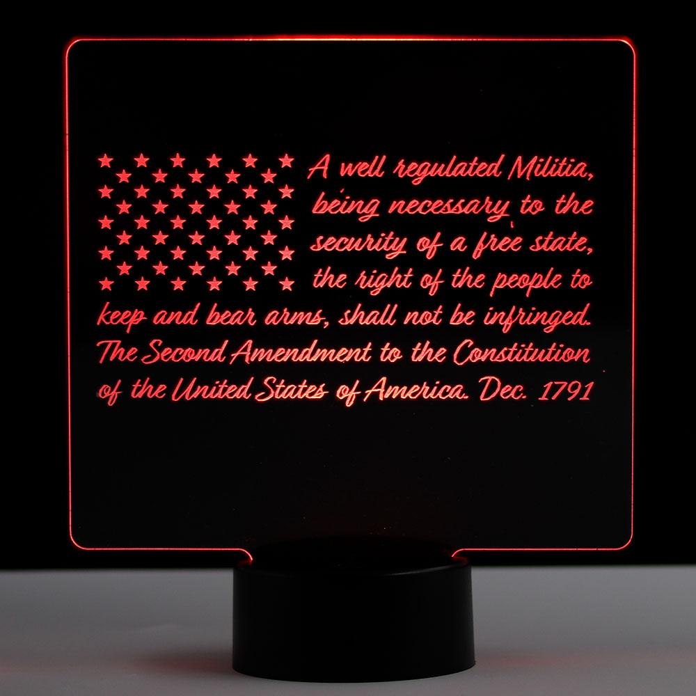 2a Flag Patriotic LED Sign 💡