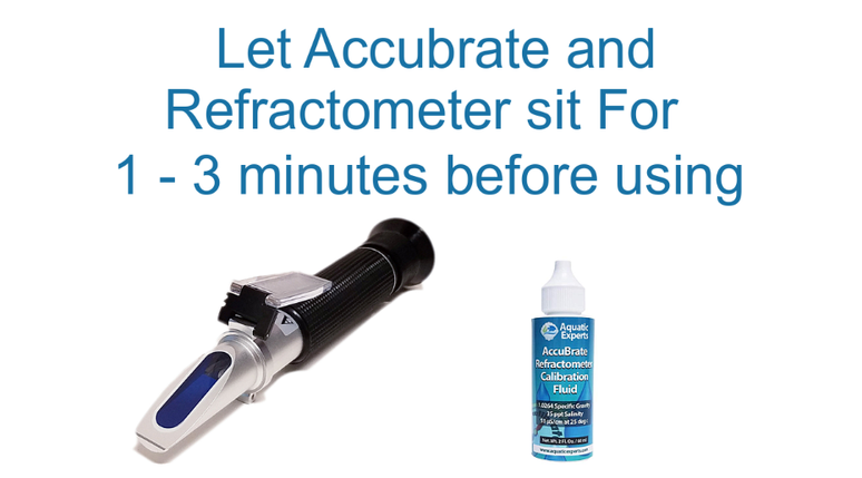 How to Calibrate a Refractometer With Accubrate – Aquatic Experts