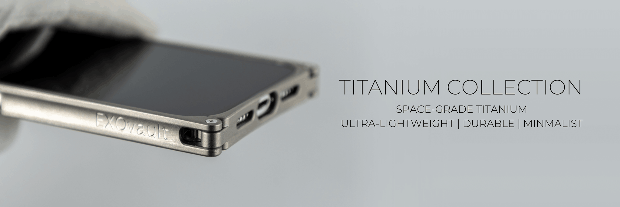 Luxury iPhone Cases with Titanium & Real Wood | EXOvault