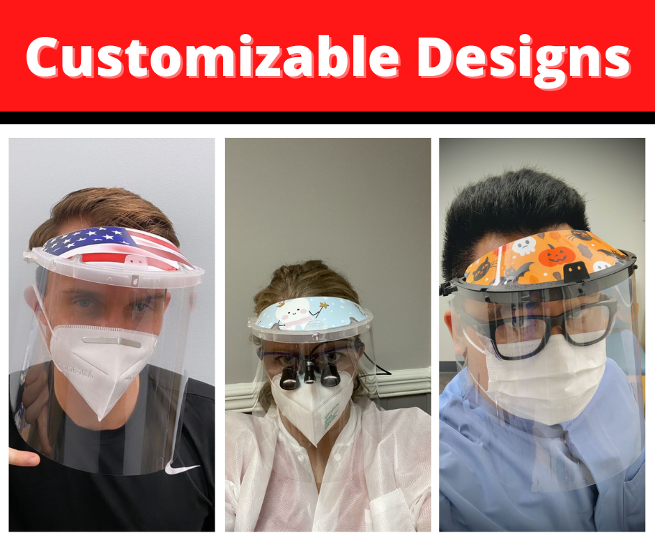 3 Ways to Customize Your Face Shield New – Ultralight Optics