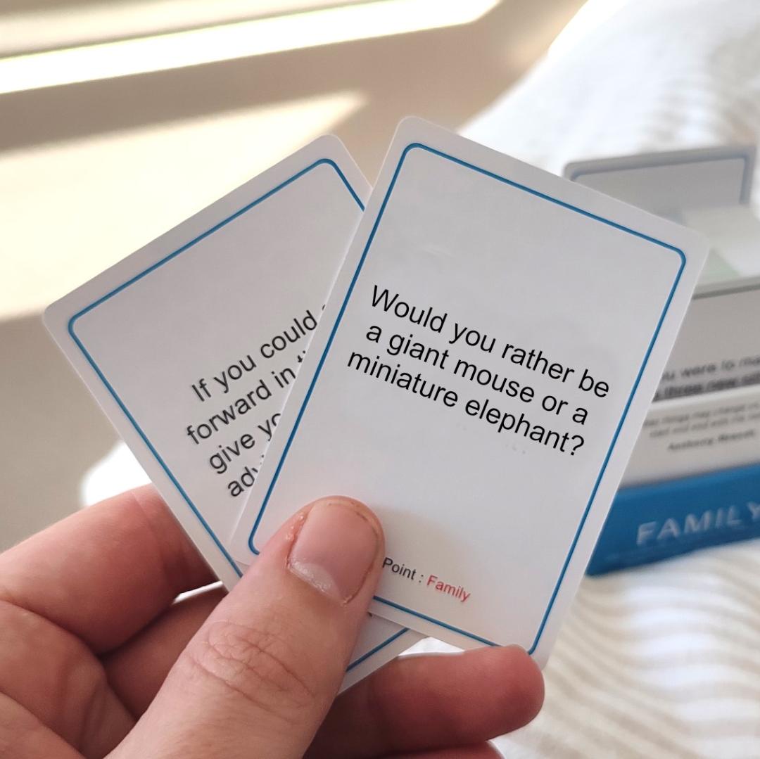 The Best Family Vacation Game Ever | Talking Point Cards