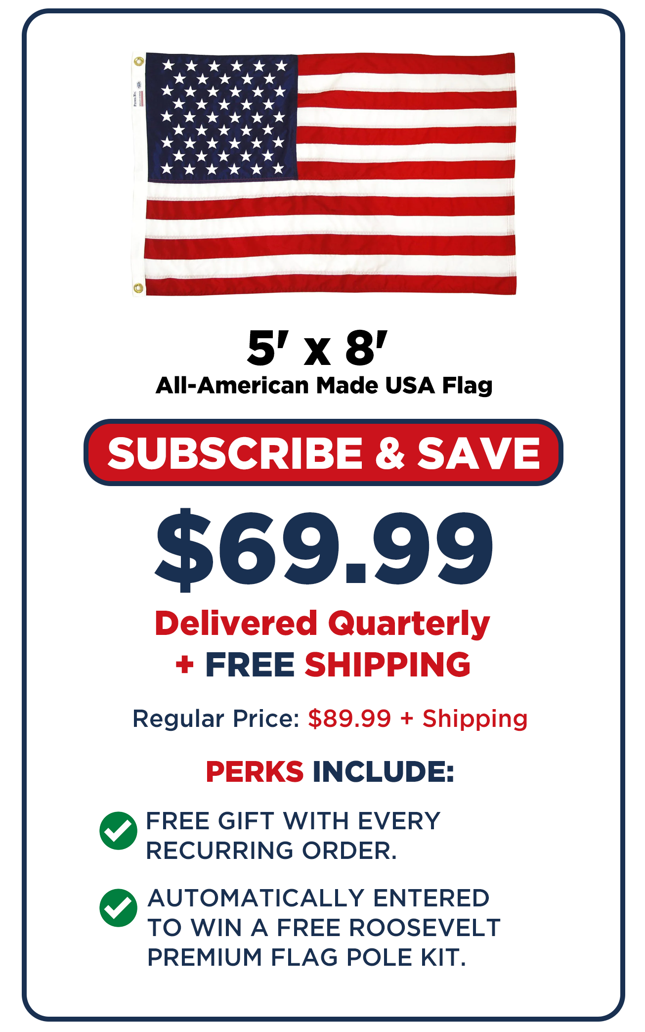 Fresh Flag Subscription Flags Program – Stand Flag Poles