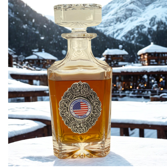 Decanter Celebrate America 250 Years Medallion | 250th Anniversary USA